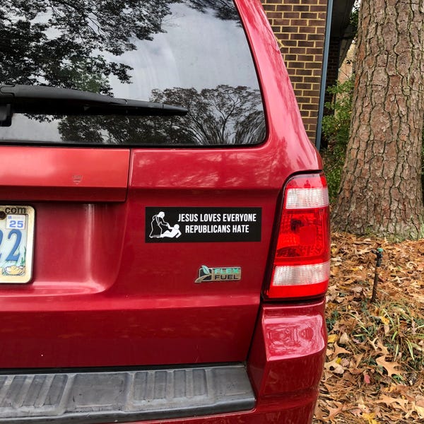 Funny Santa Car Magnet Christmas Humor Merry Snarky Holiday Decor Truck ...