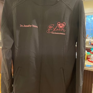 Your Company Custom Soft Shell Jacket Logo Jacket Custom Text Jacket ...