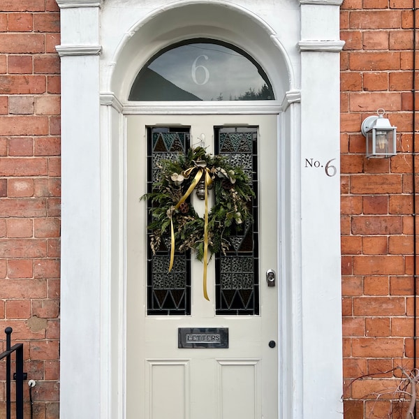 HOUSE NUMBER Label - Front Door Letter Box Post Box Home Vinyl Sticker ...