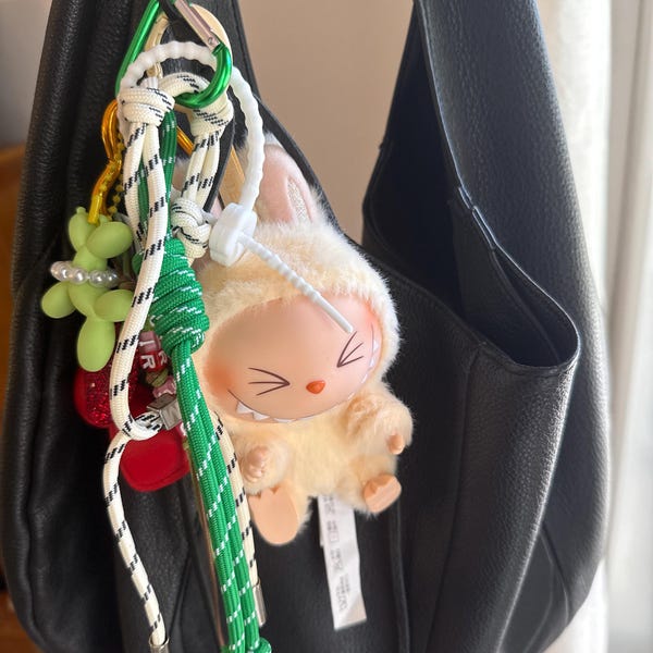 Custom Letter Rope Bag Charms,stylish Bag Charm,y2k Rope Purese Charm ...