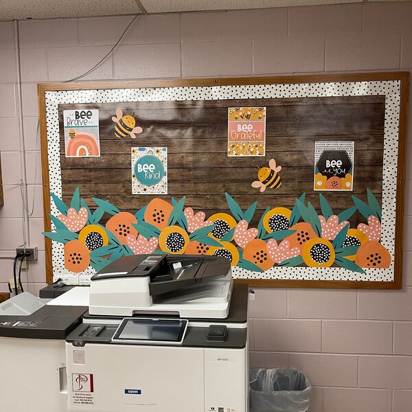 Honey Bee Classroom Posters, Easy and Modern Classroom Decorations ...