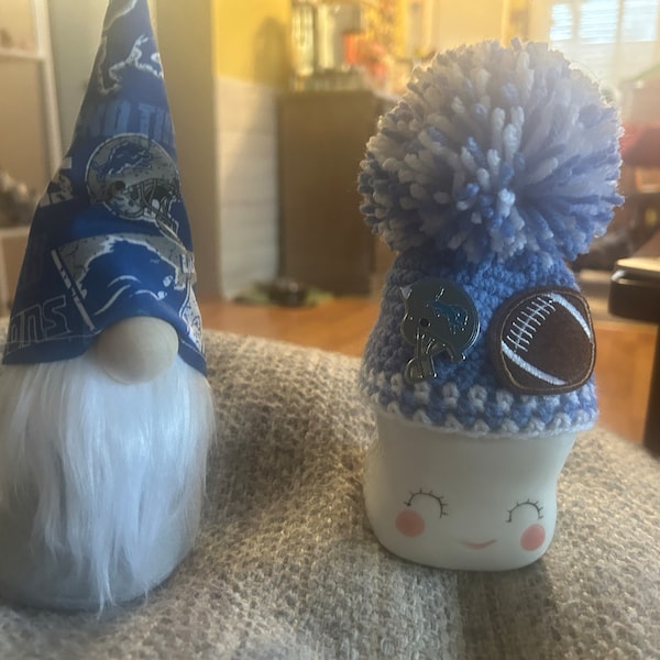 NFL FOOTBALL GNOMES, Tiered Tray, Home Team Mantle Decor, Football Fan ...