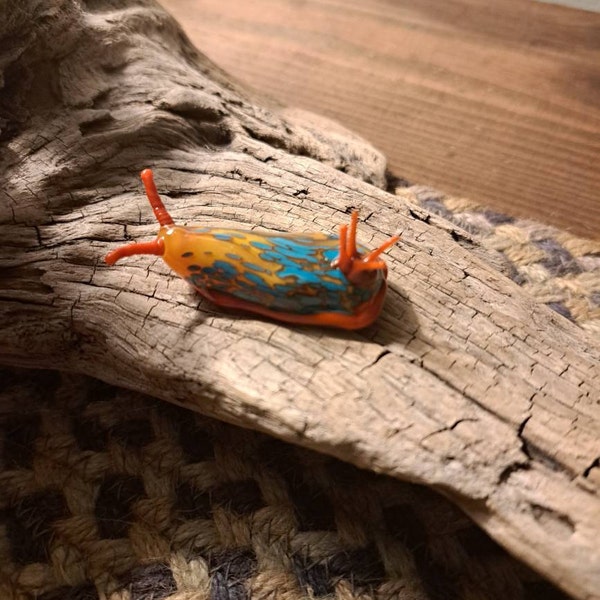 Nudibranch - Sea Slug Glass Sculpture - Slug Figure - Sea Slug - Bunny ...