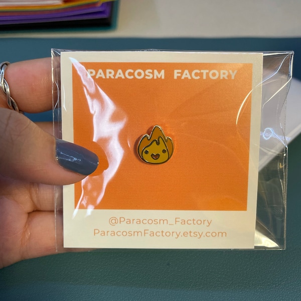 Mini Fire Cutie Enamel Pin - Etsy