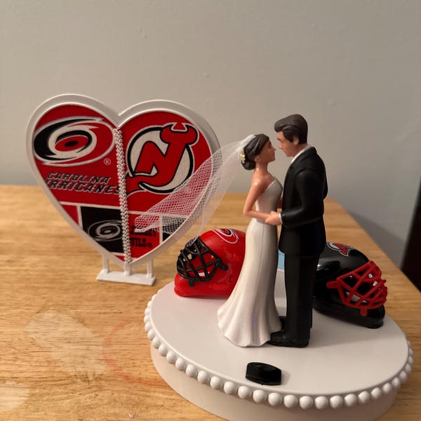 Wedding Cake Topper Tennis Racket Ball Themed Beautiful Long-haired ...