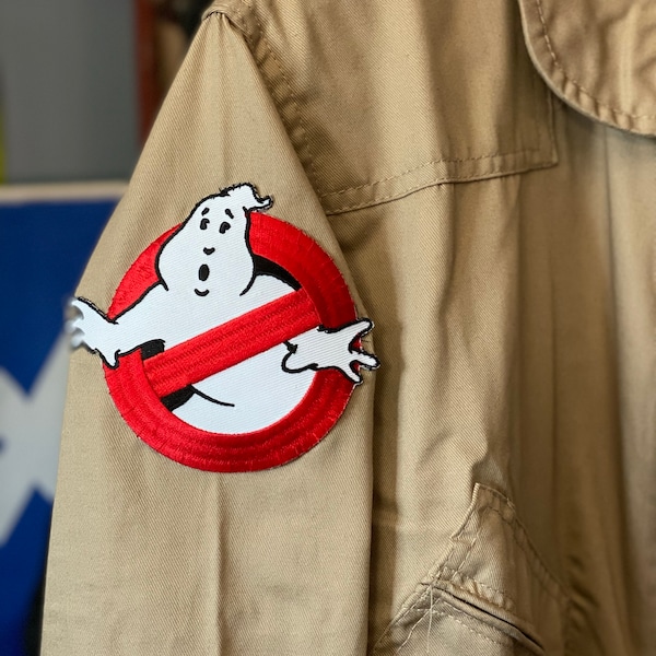 Ghostbusters No Ghosts Logo GB Halloween Costume - Uniform Embroidered Iron on Patch - Etsy