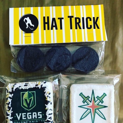 Hat Trick Bag Hockey Birthday Party Treat Topper Bags Pittsburgh ...