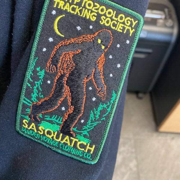 SASQUATCH Patch - Cryptozoology Tracking Society Bigfoot Cryptid ...
