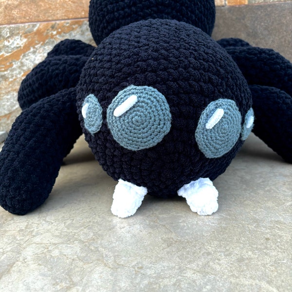Huge Tarantula Crochet Amigurumi Pattern, Big Spider, Bug, Insect, Tony ...