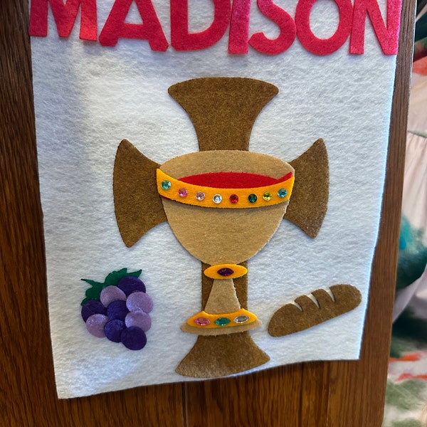 UNASSEMBLED Personalized Confirmation Banner Kit, Confirmation Banner ...