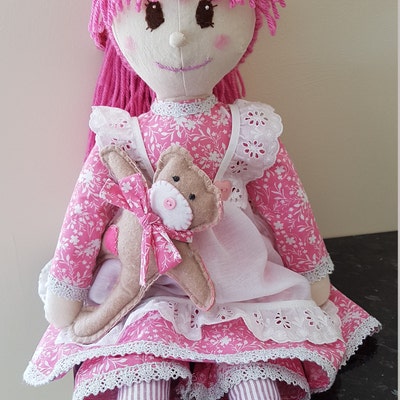 Holly Rag Doll Sewing Pattern - Etsy