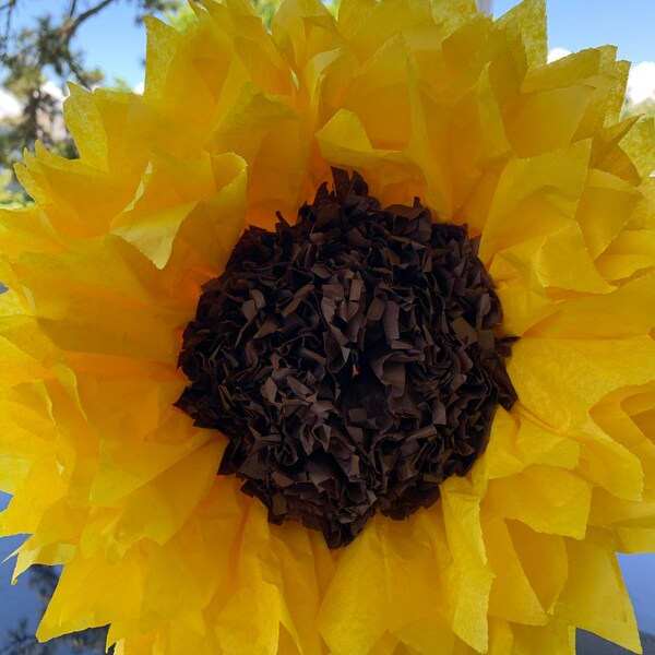 Choose Your Own Paper Sunflower Backdrop for Sunflower Wedding Decor ...