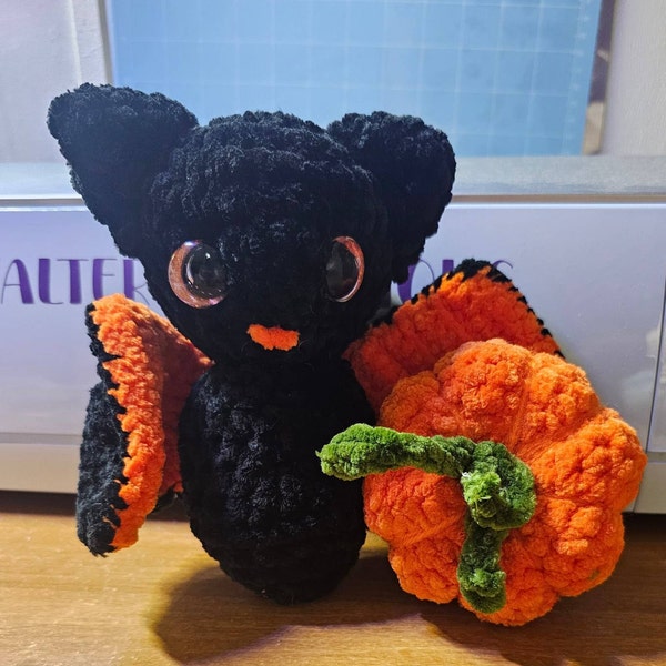 PATTERN: Plush Binx the Bat Pattern Amigurumi Chunky Bat Pattern Super ...