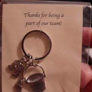 Housekeeping Appreciation Gift Keychain, Cleaning Crew Keychain ...