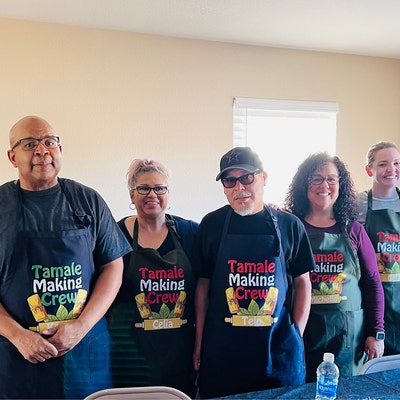 Personalized Tamale Making Crew Apron, Tamale Crew Apron, Christmas ...