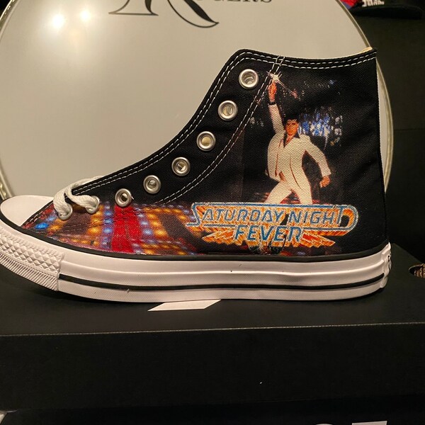 Custom Black Converse Chuck Taylor All Star High Tops - Personalize ...