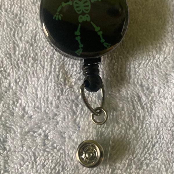 Skeleton Xray Retractable ID Badge Reel Holder - Etsy