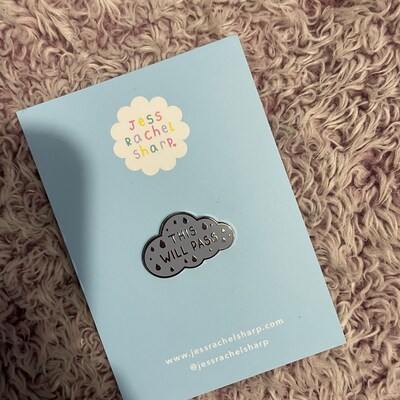 Living Breathing Surviving Rainbow Enamel Key Ring Mental Health ...