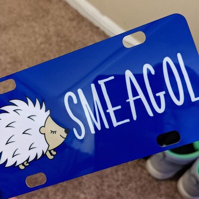 Personalized Hedgehog Name Plate / Hedgehog Sign / Cage Accessory ...