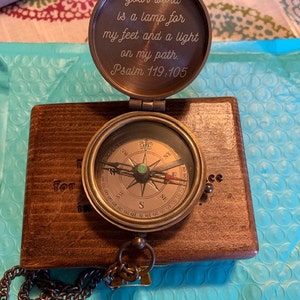 Personalized Compass, Engraved Compass, Custom Compass, Functional ...
