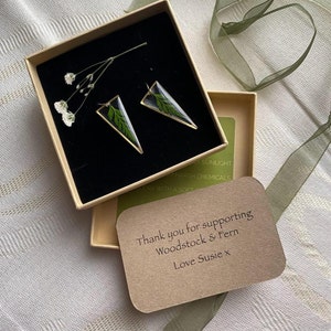 Forest Fern Earrings/fern Dangle Earrings/gift for Her/fern - Etsy