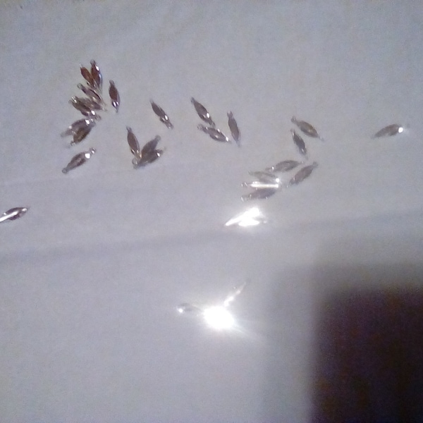 30 Sterling Silver Quality Tags for Extension Chains, Connector Charms ...