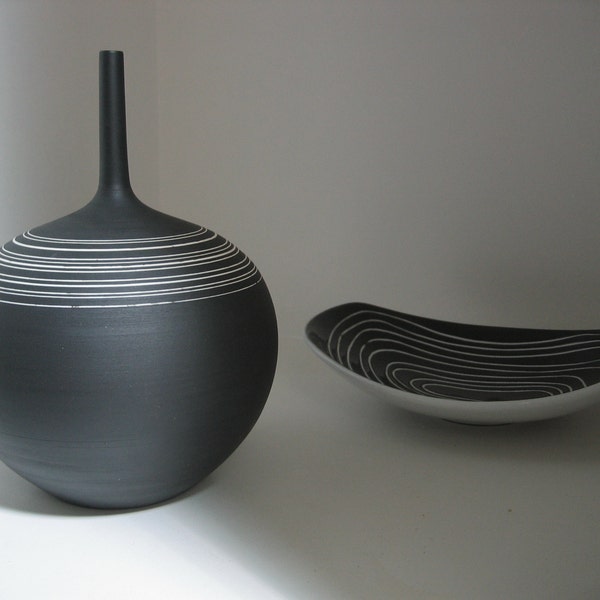 5 Rustic Modern Stoneware Mini Bud Vases With Crater White Matte Glaze ...