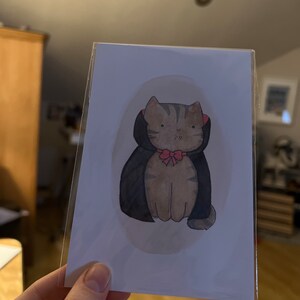 Sook Sprites / Cat Art Print / Soot Sprite Cat / Anime Art Print ...
