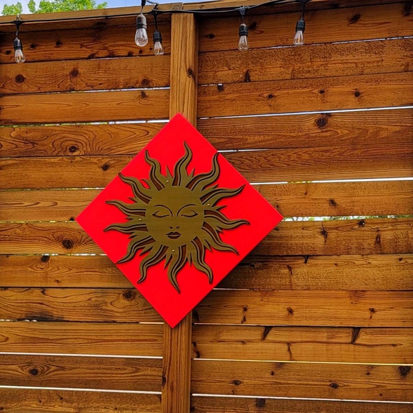 Sun in Splendor Metal Wall Art: Southwest Decor - Etsy