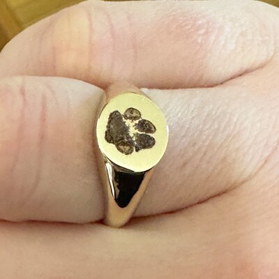 Rod of Asclepius Ring, Healing Jewelry, 14K 18K Real Gold Caduceus ...
