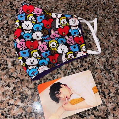 BTS Face Mask - Etsy