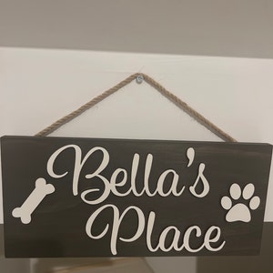Dog Name Sign 3D Dog Name Sign Custom Dog Name Sign - Etsy