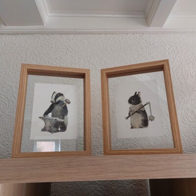 Bunny With Flail Print - Etsy