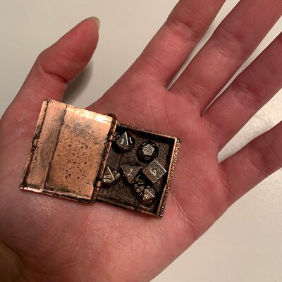 Steampunk Miniature Locket Style Book Pendant With Metal Micro ...