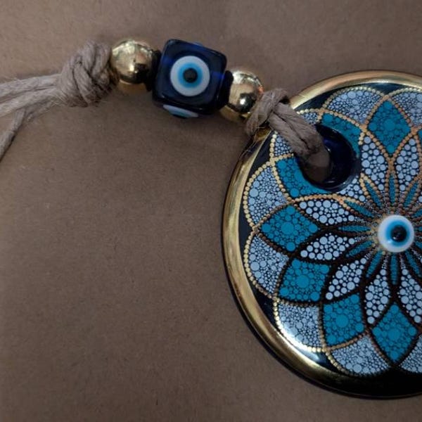 100 Evil Eye Favors,rear View Mirror Charm,bag Charms,evil Eye Wall ...