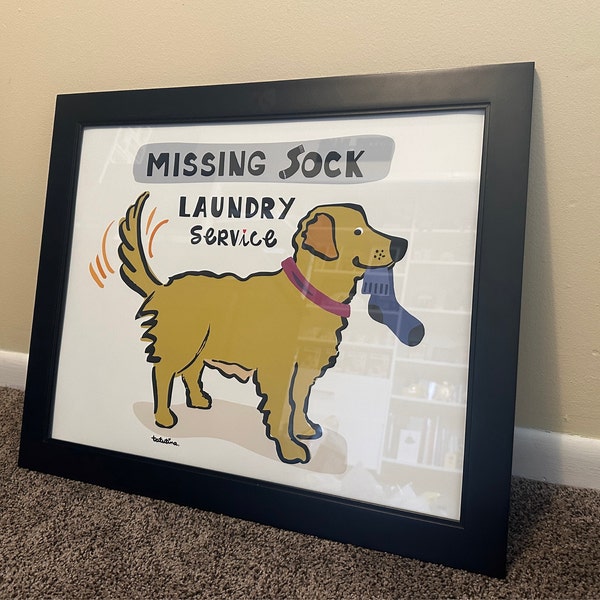 Black Lab Laundry Room Decor, Bathroom Wall Art Dog Print, Laundry Sign ...