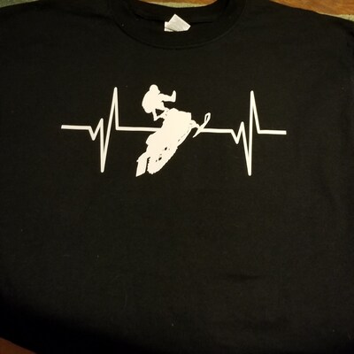 Heartbeat Snowmobile Image Svg Cutting File PLUS Eps/vector, Jpg, Png ...