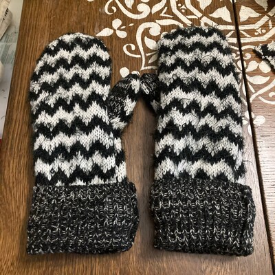 Upcycled Wool Sweater Mitten Pdf Pattern INSTANT DOWNLOAD - Etsy