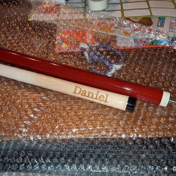 Personalized Pool Billiards Stick - Custom Engraved Cue - Etsy