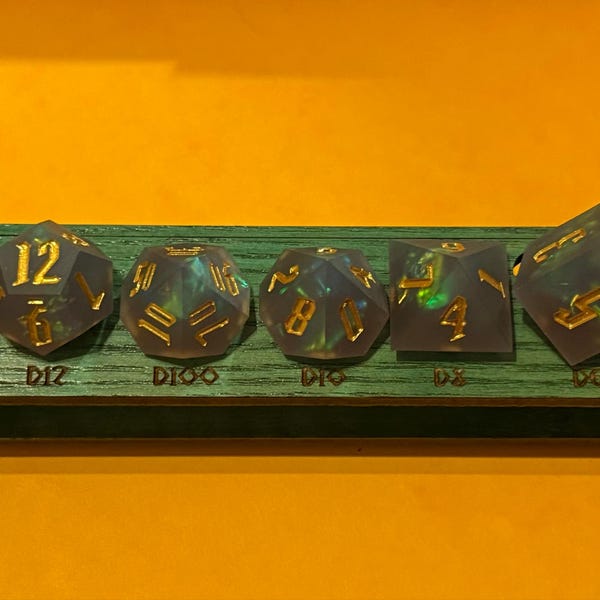 Dungeons and Dragons Dice and Miniature Display, Dnd Dice Display, RPG ...