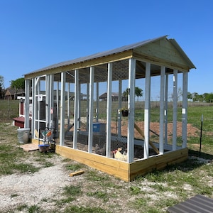 6x16 Walk-in Chicken Coop Run DIY Plans 6x16 Chicken Run - Etsy