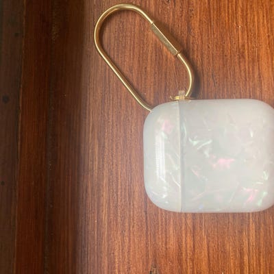 Mesh Matte Black AirPod Case, Slim Protective AirPod Case With Keychain ...