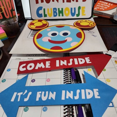 Personalized Mickey Mouse Clubhouse Party Sign - Etsy