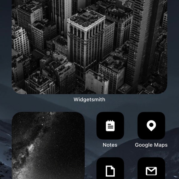 Ios Black App Icons | 230+ Dark Minimal Ios 14 Modern Icon Pack - Etsy
