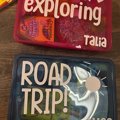 ROAD TRIP Activities for Kids, Toddlers Travel Busy Box ages 4 Car Toys ...