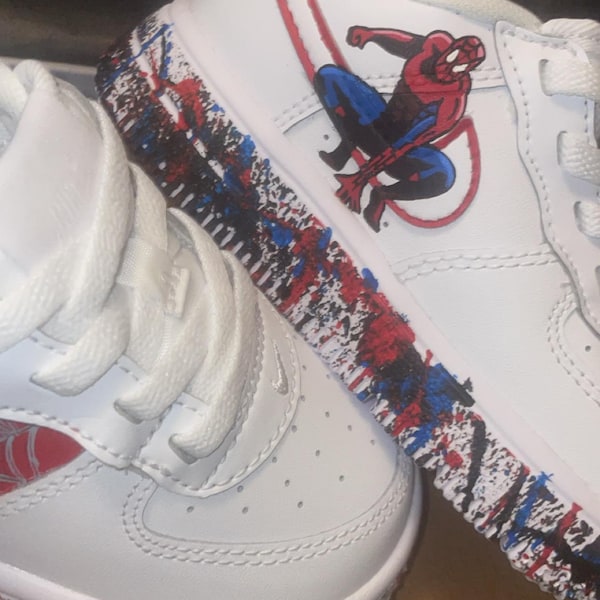 Sesame Street Elmo Cookie Monster Inspired Air Force 1 Trainers ...