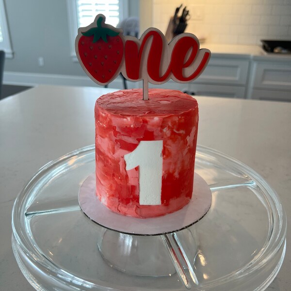 The Big One Wave Birthday Themed Cake Topper, Beach Themed Cake Topper ...