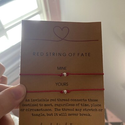 Couples Bracelet, Couples Gift, Red String Bracelet, Boyfriend Gift ...