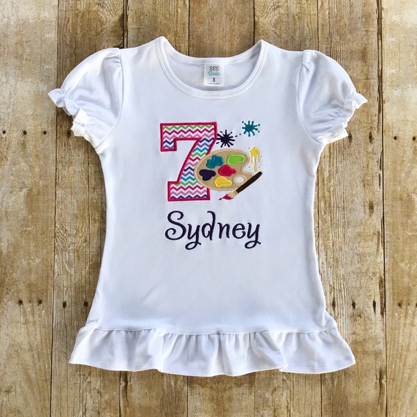 Paint Palette Numbers 1-9 Applique ~ Paint Splatters ~ Instant Download ...