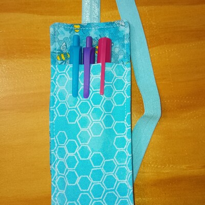 Pen or Pencil Holder Bookmark Sewing Pattern & VIDEO Tutorial Back to ...